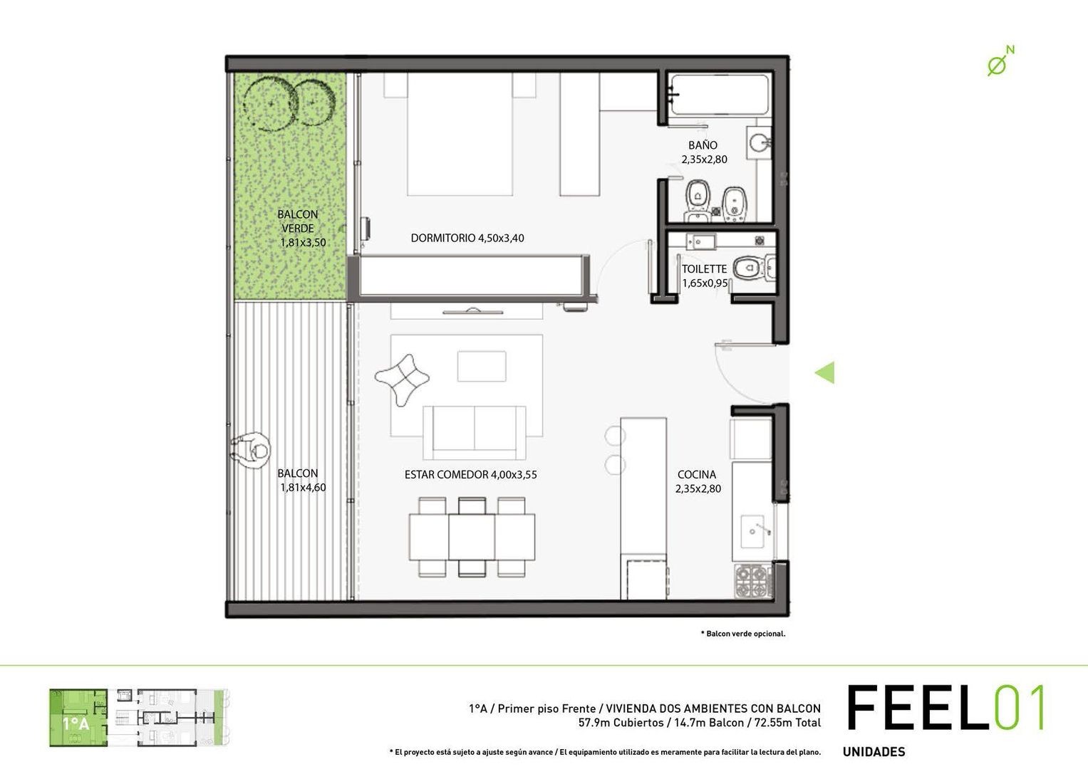 WASHINGTON FEEL - Saavedra - 1, 2 y 3 dormitorios - Terminado - Argenprop
