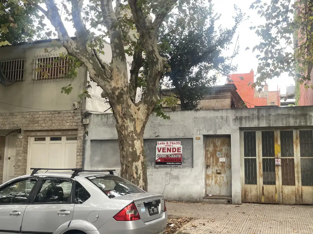 Venta Terreno, 8,74mts frente, 35mts fondo, Avenida Leopoldo Lugones ...